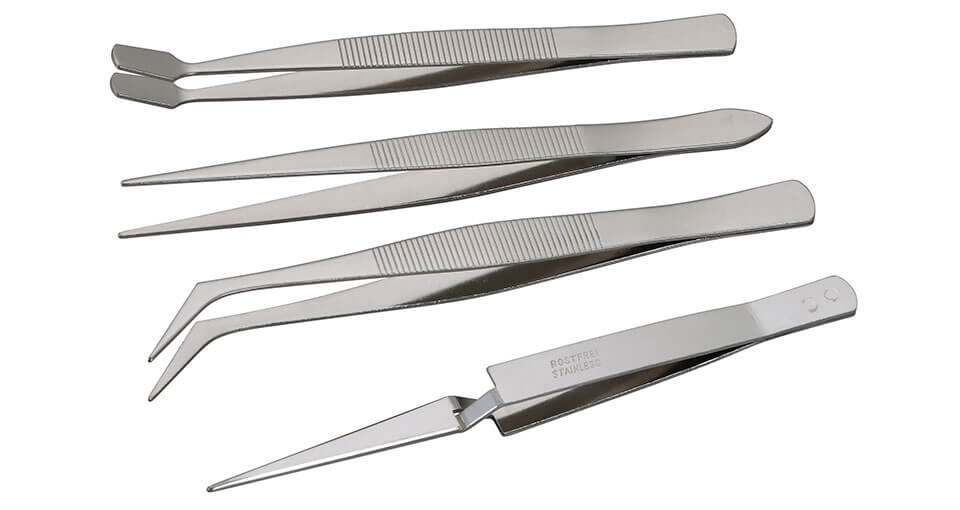 4PCS TWEEZER SET